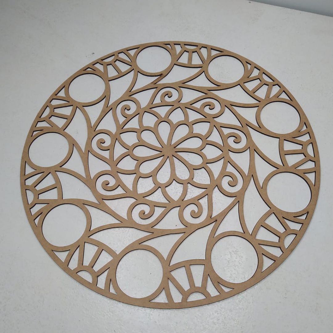 Mandala Circular MDF - DONA MADHAME ATELIE