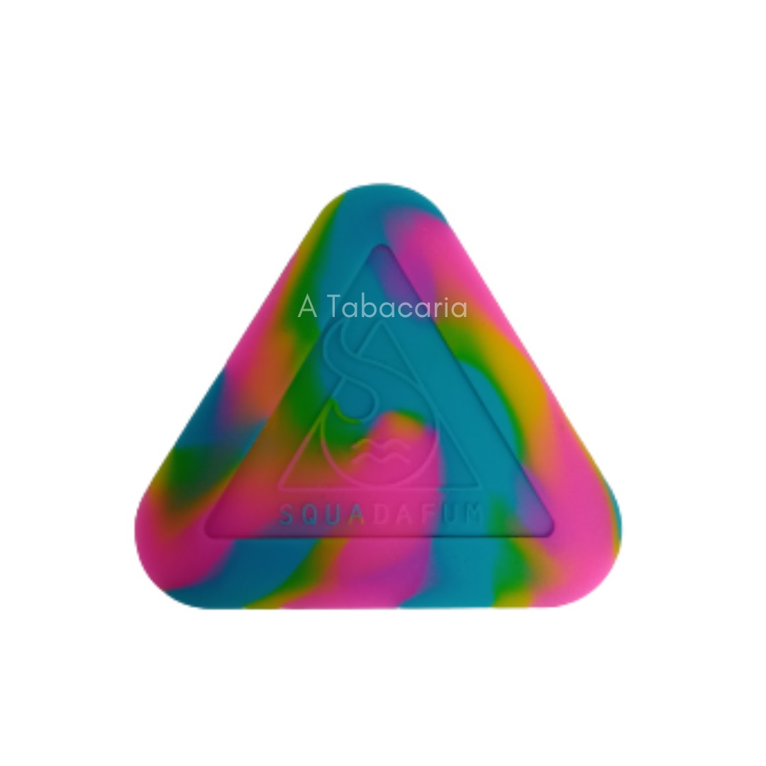 Pote De Silicone Triangular Slick Squadafum - Colorido - 13ml - atabacaria