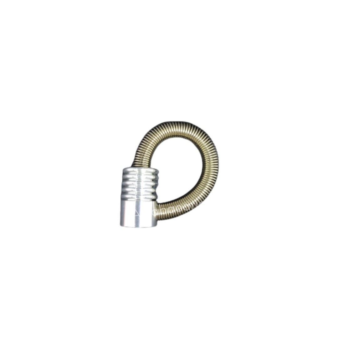 Pipe De Metal Flexível - Cromado - atabacaria
