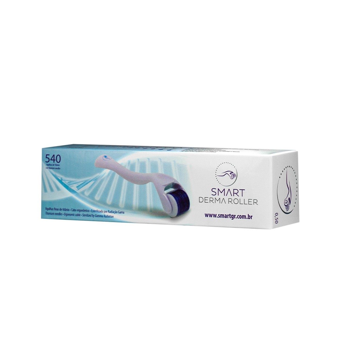 Smart Derma Roller 0,50mm - Viaestetic, tudo em um só lugar