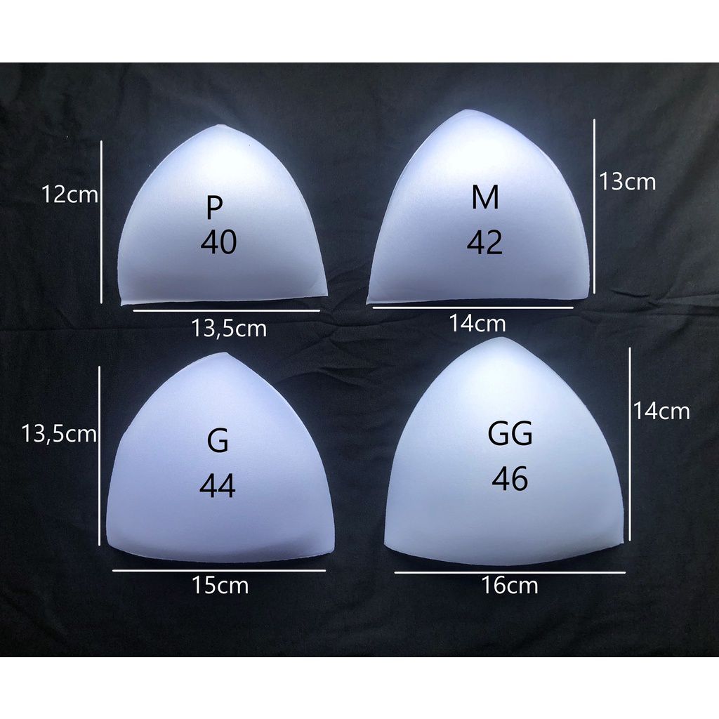 Kit bojo triângulo (10 Pares) para confecção ( escolha os tamanhos ...