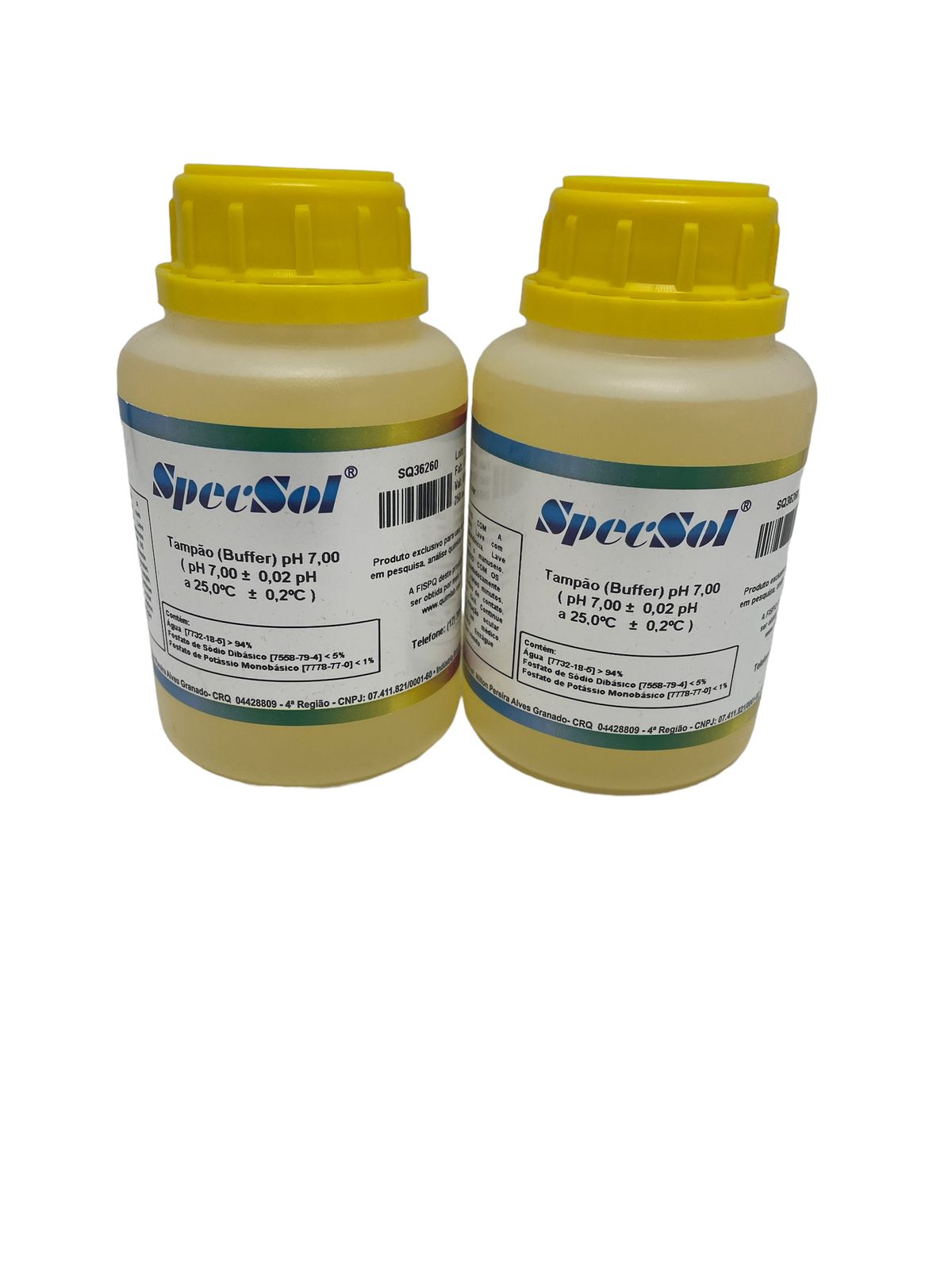 Solução Tampão (Buffer) Iupac Ph 7,00 +/- 0,01 Ph À 25°C +/- 0,2°C Cor ...