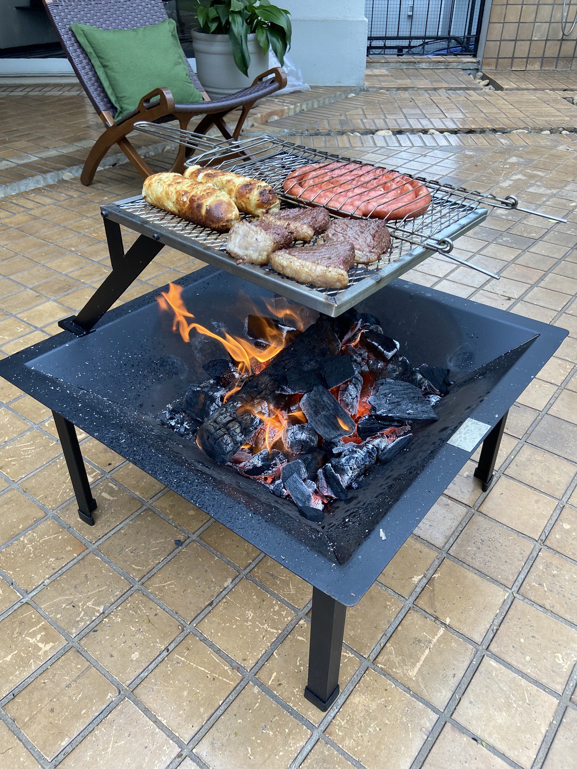 Grelha para Churrasco (Acessório para Lareira 65cm e Lareira 85cm) - Texas Lareiras