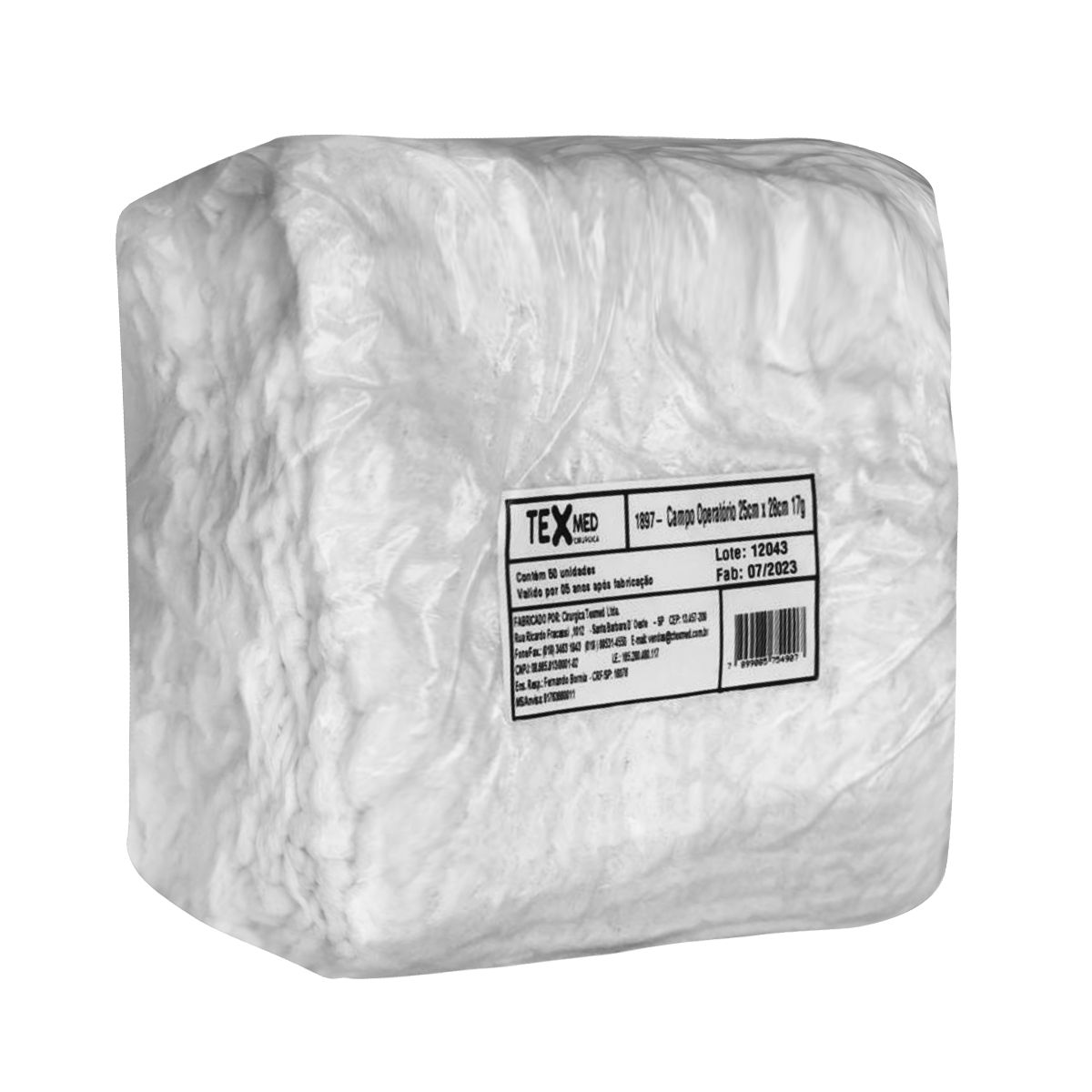 Campo Operatório TEXMED 17gr S/RX 25cm X 28cm 50 Unidades - Casa da ...