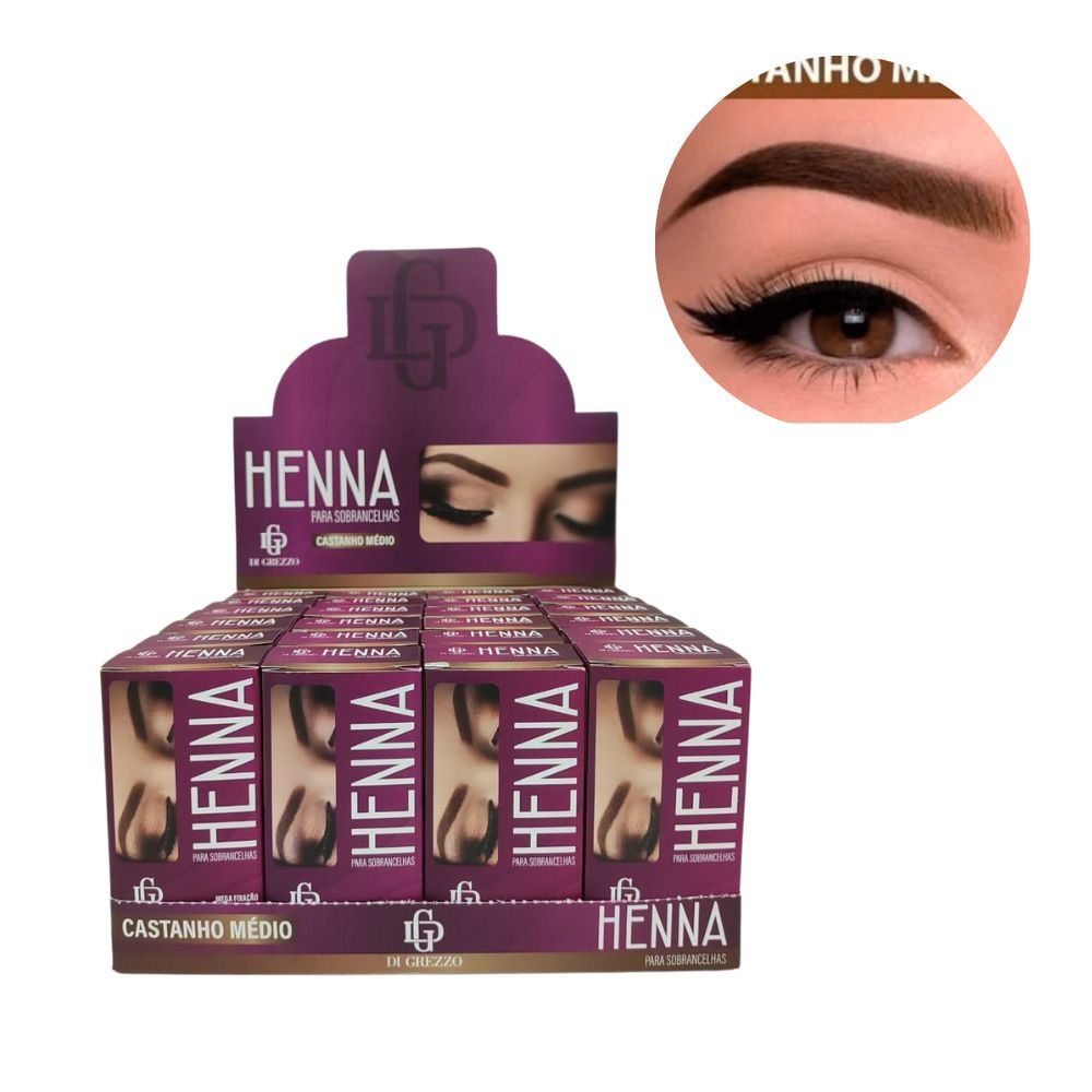 Box Henna Com 24 Unidades - O precinho da 25
