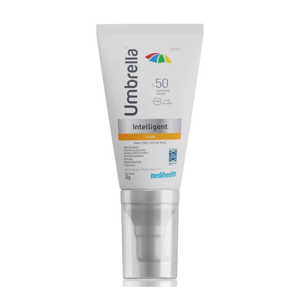 Protetor Solar Facial Umbrella Intelligent Fluido FPS50 50g ...