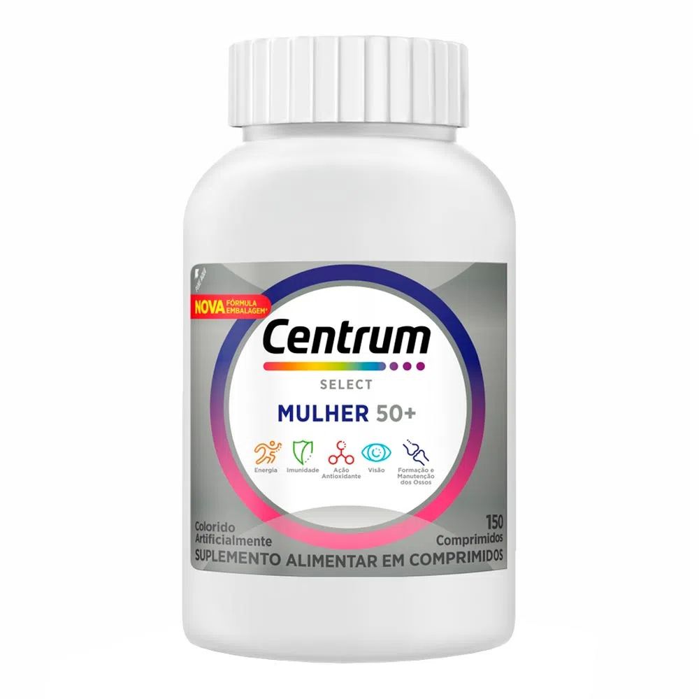 Suplemento Alimentar Centrum Select Mulher 50+ 150 Comprimidos ...