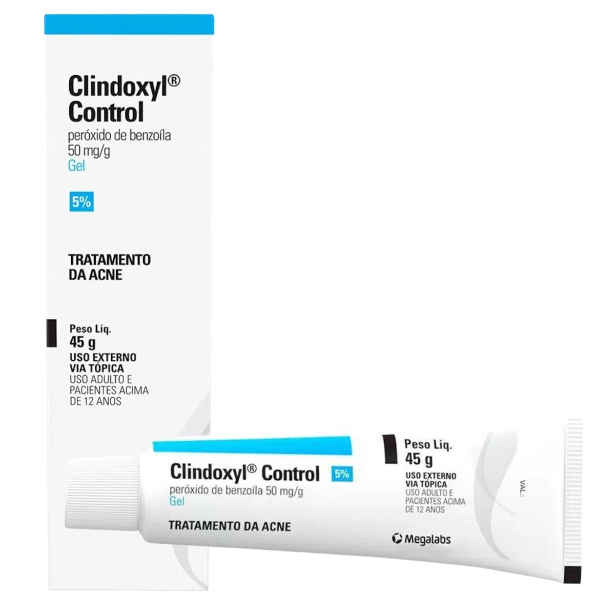 Clindoxyl Control 5% Gel Dermatológico Megalabs 45g - Resilifarma ...