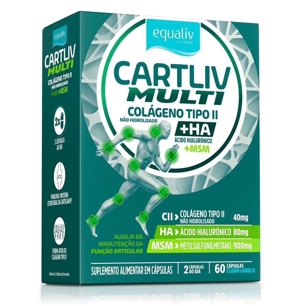 Suplemento Alimentar Equaliv Cartliv Multi 60 Cápsulas - Resilifarma ...