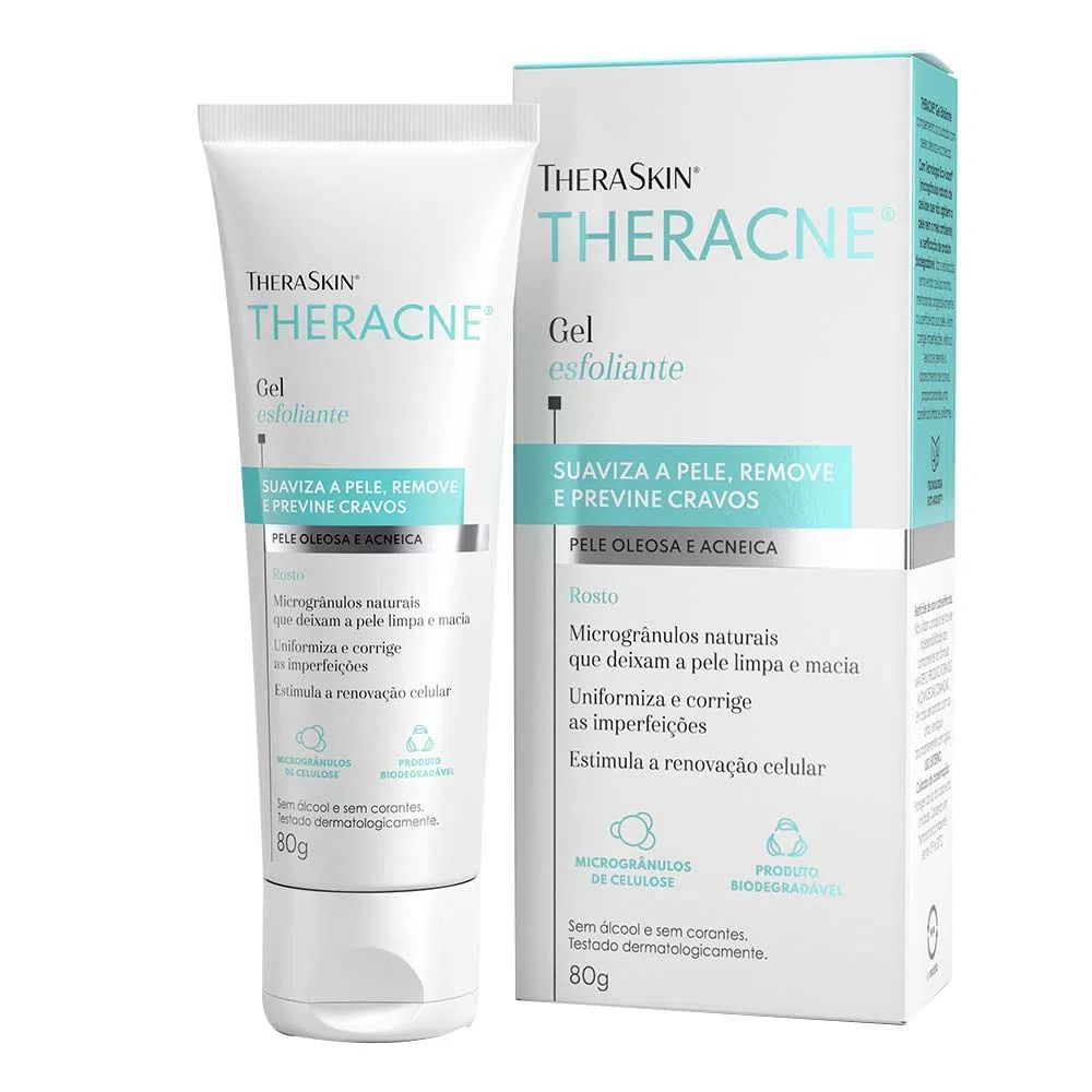 Esfoliante Facial Theracne Gel Esfoliante Antiacne Theraskin 80g ...