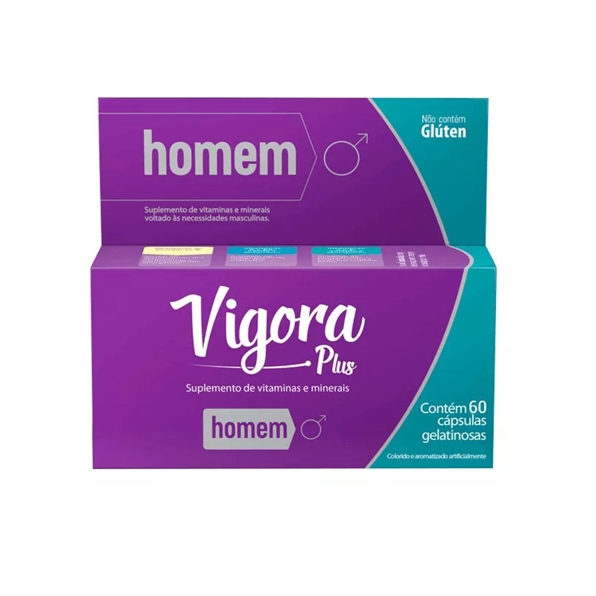 Suplemento Vitamínico Vigora Plus Homem 60 Cápsulas Gelatinosas ...