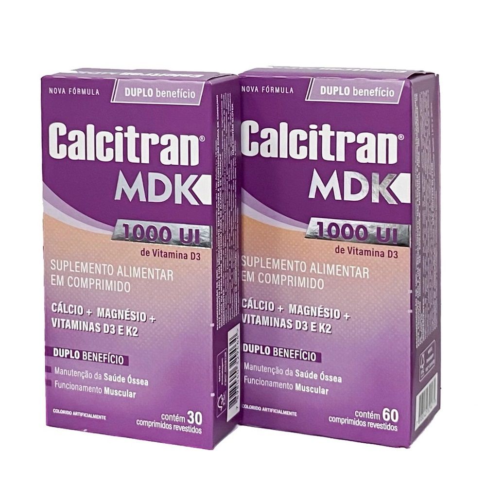 Kit Calcitran MDK 1000UI 90 Comprimidos Revestidos - Resilifarma ...