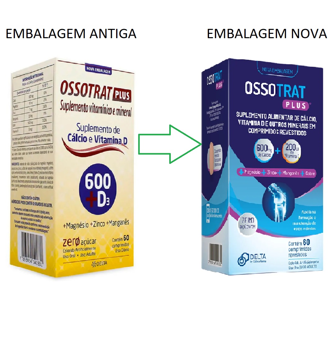 Suplemento Alimentar Ossotrat Plus Com 60 Comprimidos - Resilifarma ...