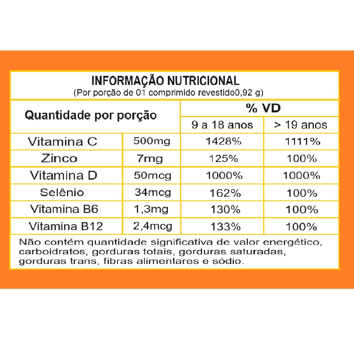 Suplemento Alimentar Vitaxon C Imuno Complex 30 Comprimidos Revestidos ...