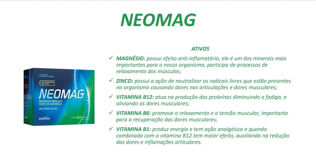 Suplemento Vitamínico E Mineral Neomag Ecofitus 60 Comprimidos - Resilifarma - Saúde em primeiro ...