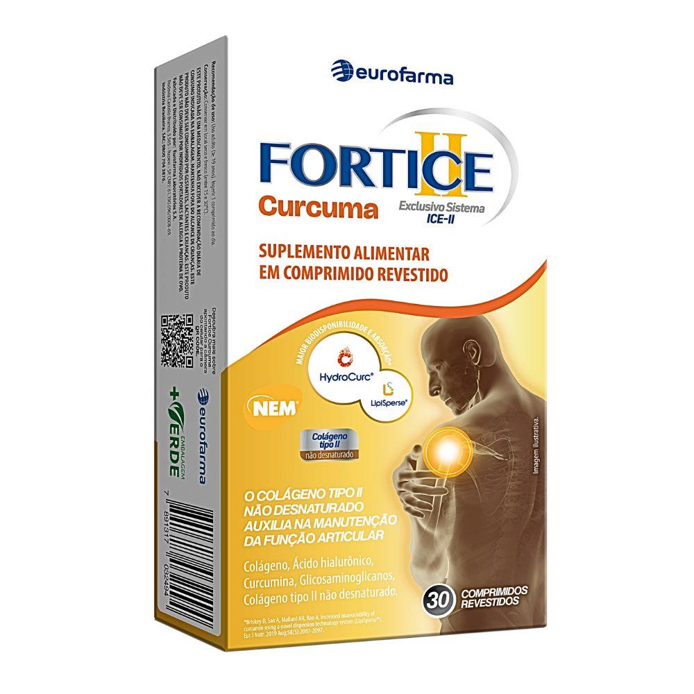 Suplemento Alimentar Eurofarma Fortice II 30 Comprimidos Revestidos ...