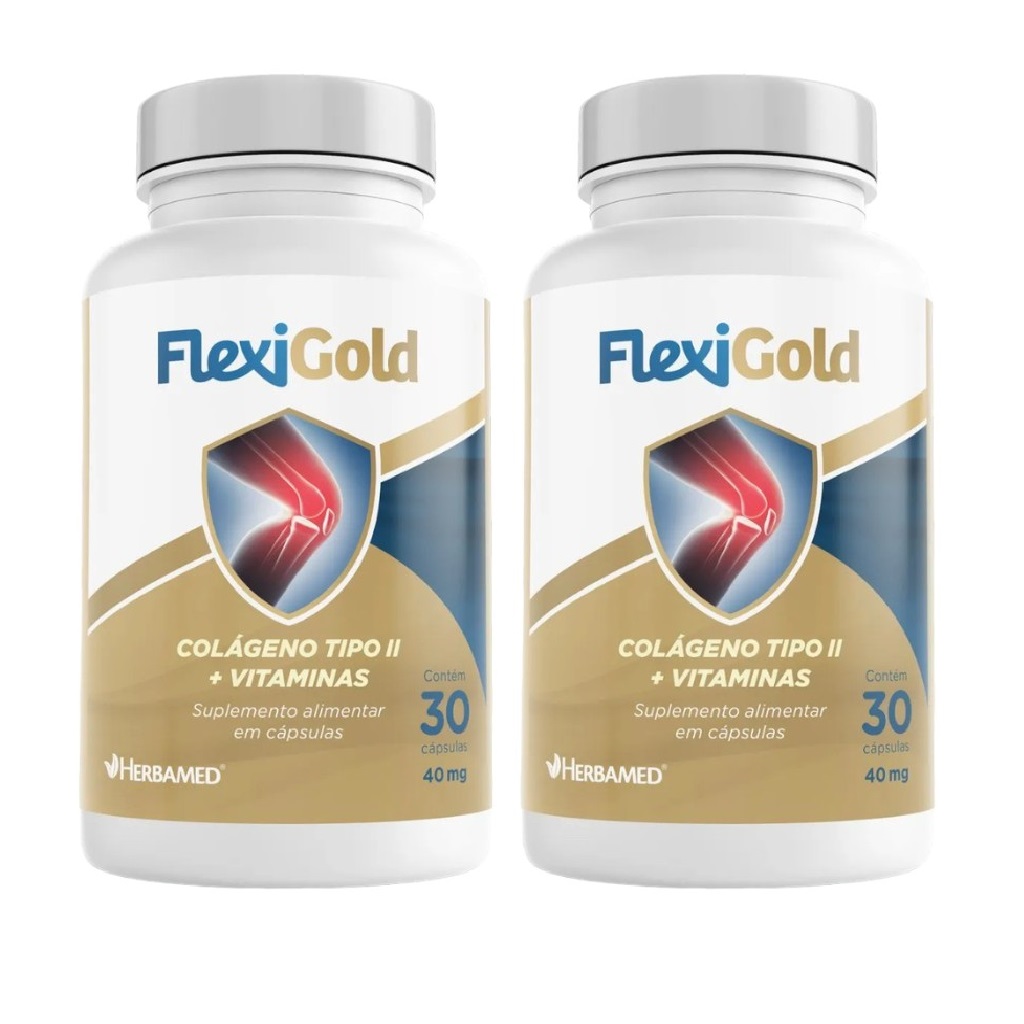 Special Pack Herbamed FlexiGold Colágeno Tipo II + Vitaminas 60 ...