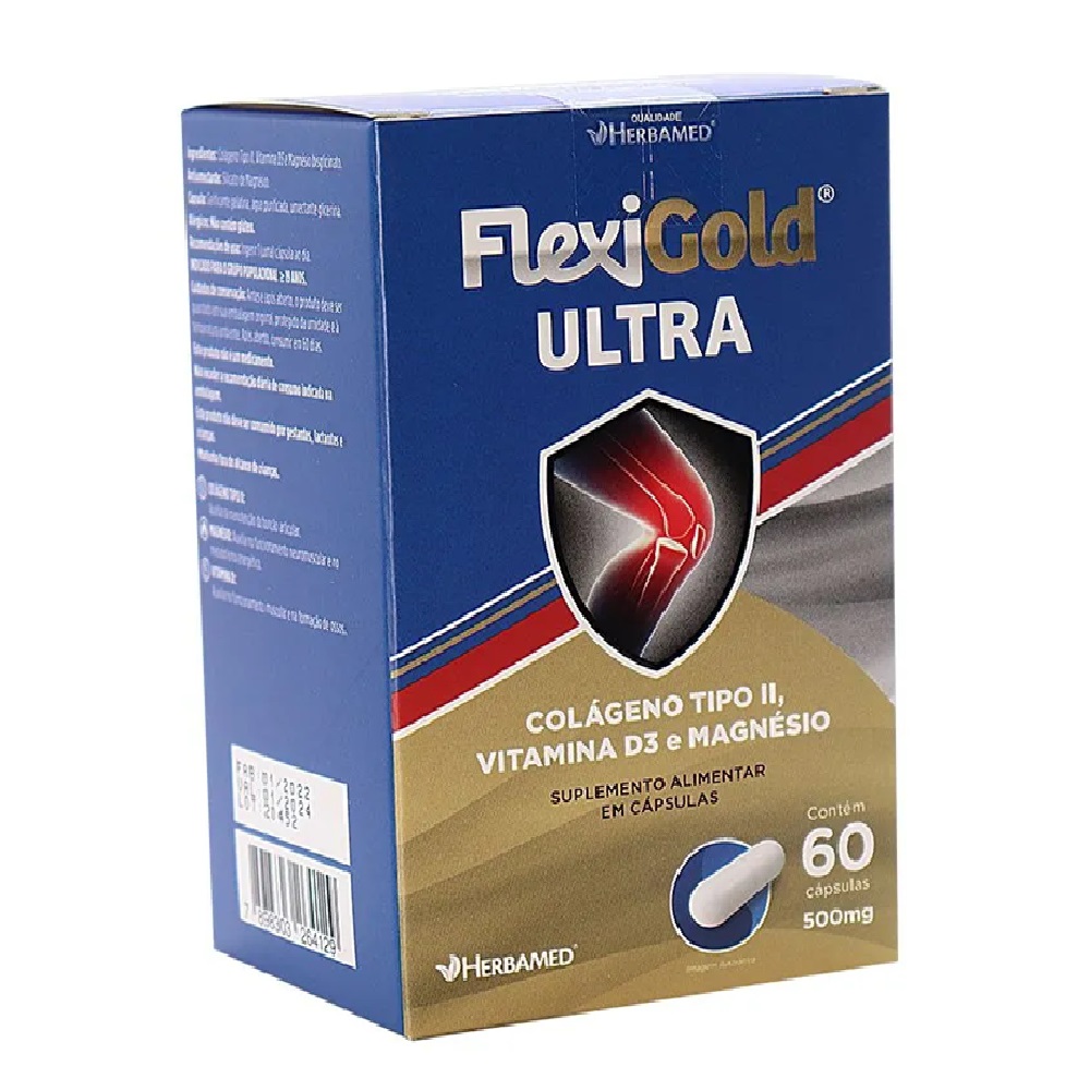 Suplemento Alimentar Herbamed FlexiGold Ultra 30 Cápsulas - Resilifarma ...