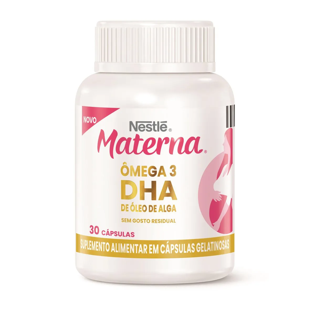 Suplemento Alimentar Nestlé Materna Ômega 3 DHA 30 Cápsulas Gelatinosas - Resilifarma - Saúde em ...