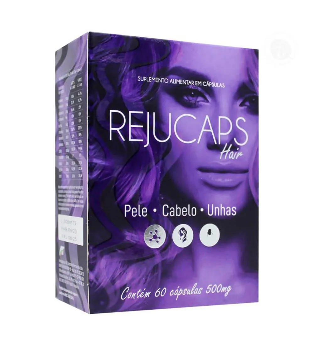 Suplemento Alimentar Rejucaps Hair 60 Cápsulas - Resilifarma - Saúde em ...