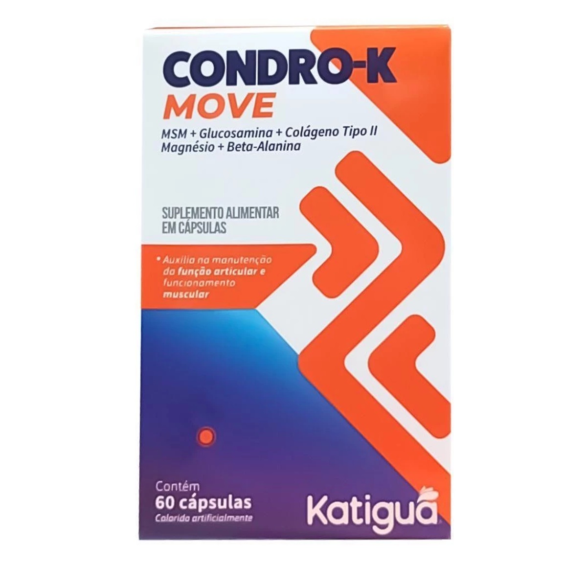 Suplemento Alimentar Condro K Move Katiguá 60 Cápsulas - Resilifarma - Saúde em primeiro lugar