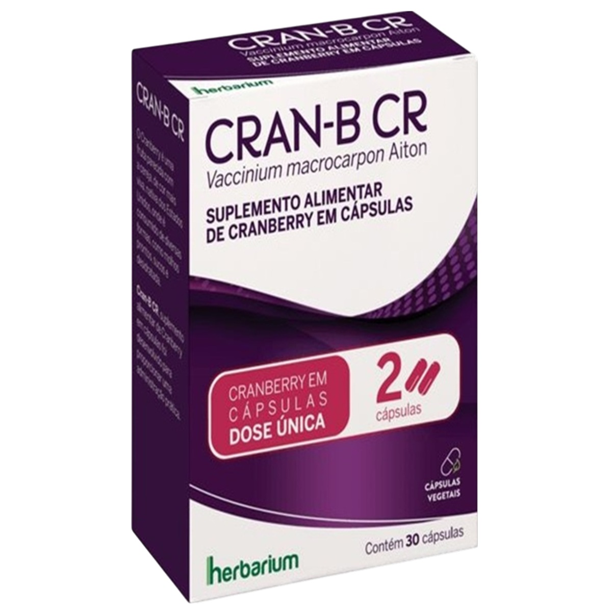 Suplemento Alimentar Cran-b Cr 30 Cápsulas - Resilifarma - Saúde em ...