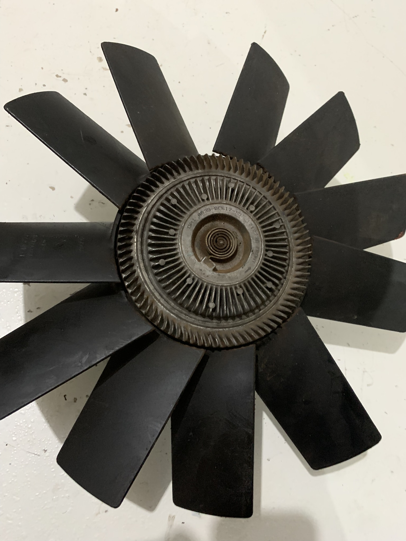 Hélice Ventoinha Polia Viscosa - Ford Ranger | Troller T4 - 3.2 - 2013 ...