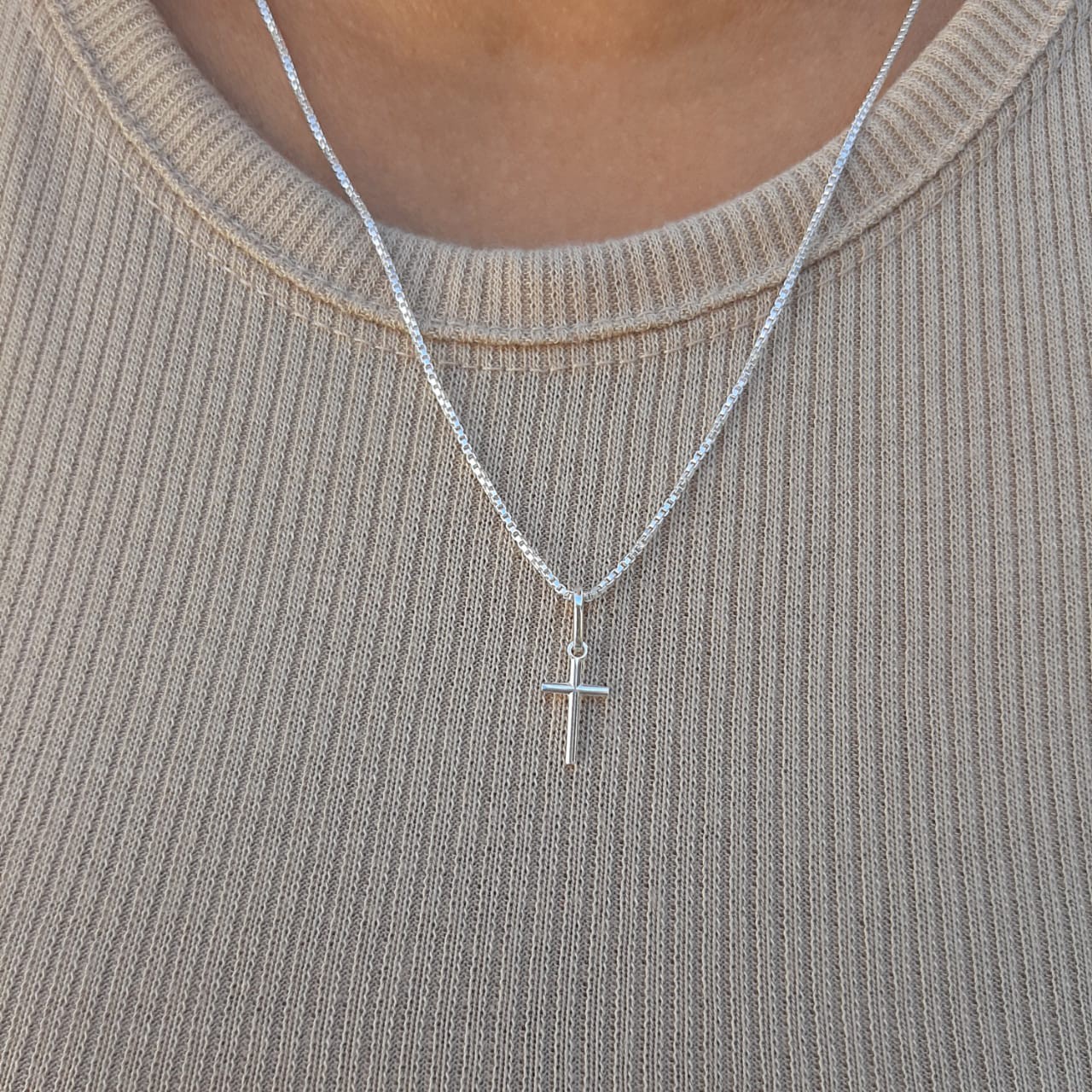 Pingente Cruz (PP) - Prata 925 - M3F JOIAS ATACADO