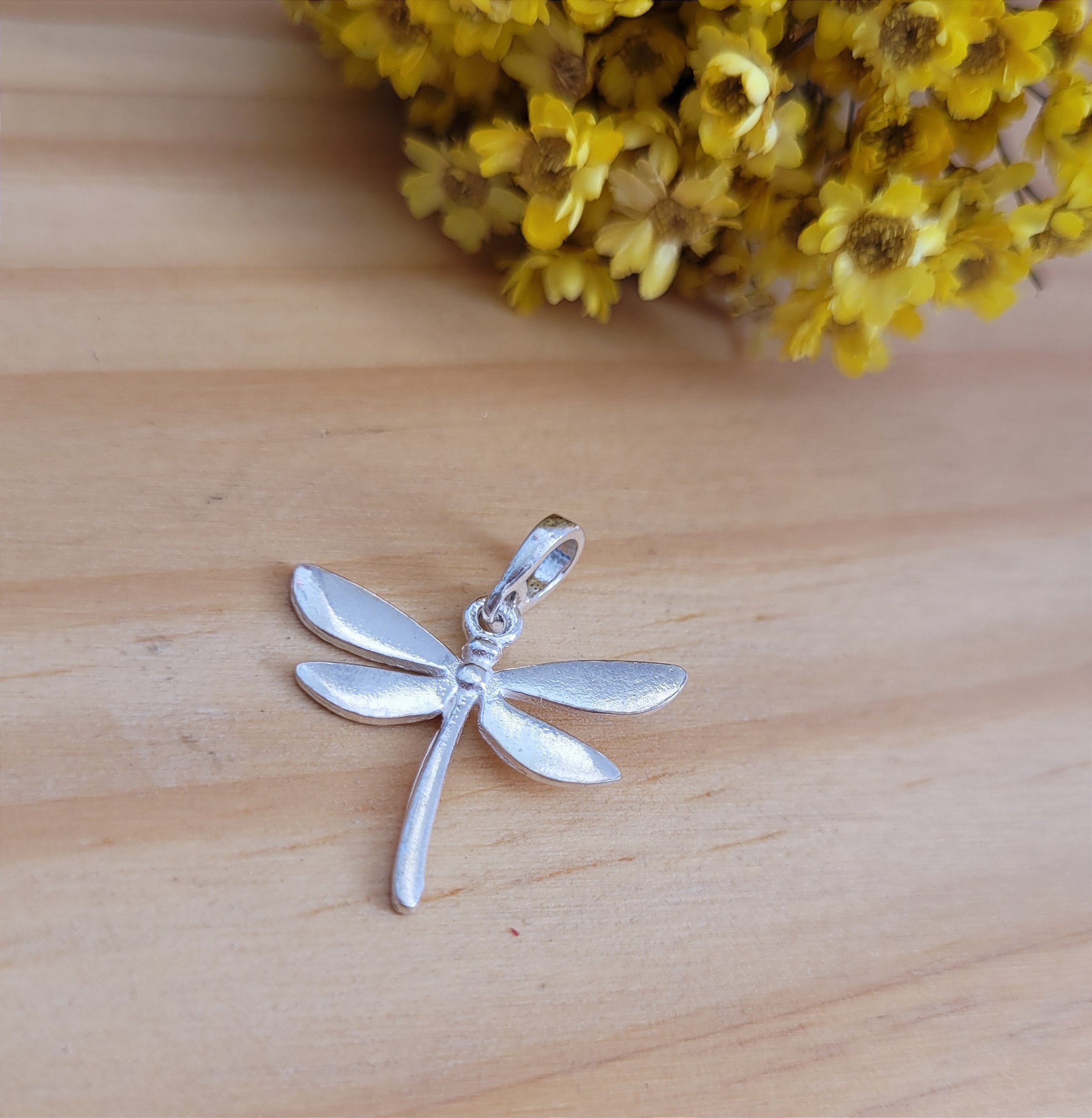 Pingente Libélula - Prata 925 - M3F JOIAS ATACADO