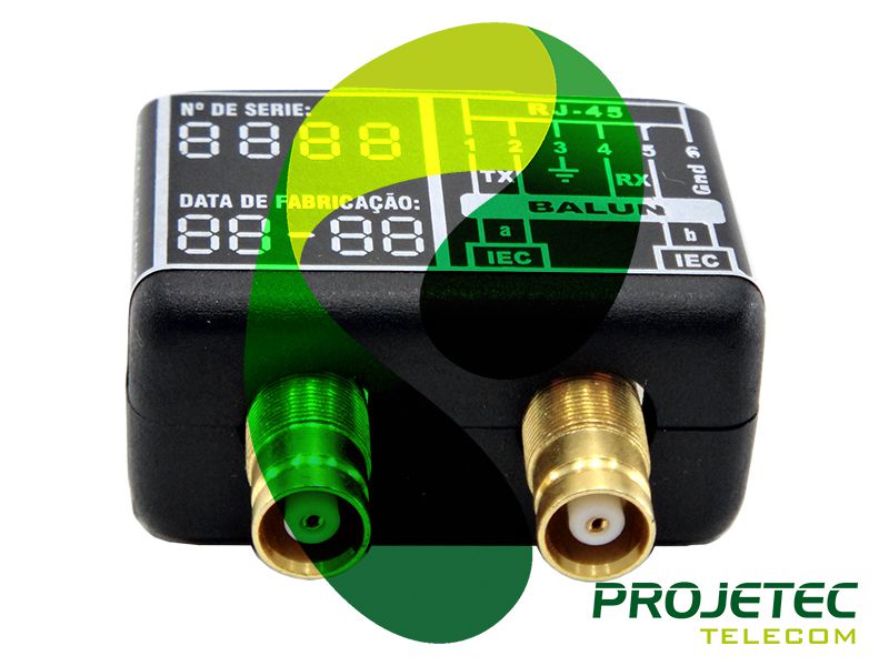 BALUN E1 G703 PARA TELEFONIA - Projetec Telecom Store