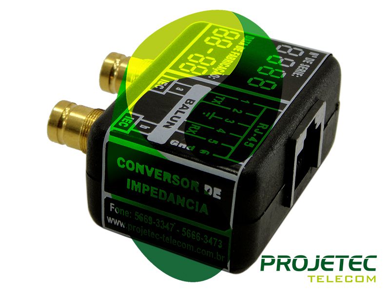 BALUN E1 G703 PARA TELEFONIA - Projetec Telecom Store