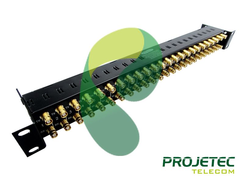 PAINEL BALUN 24 PORTAS E1 COAXIAL RJ45 - Patch Balun / Multi Balun ...