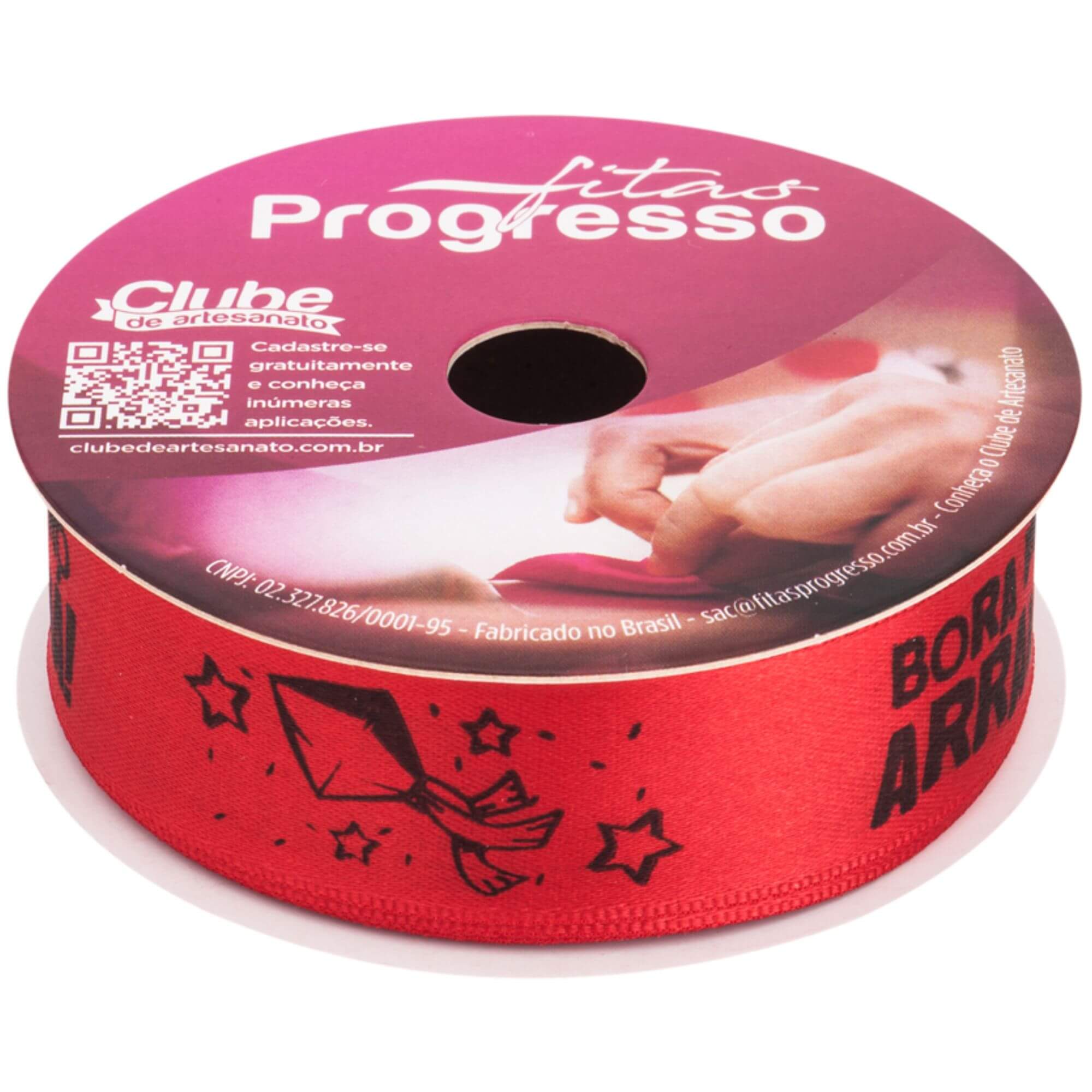 Fita de Cetim Festa Junina 22mm Cor 340 ECF 005D Com 10 Metros Progresso - Artec Aviamentos e ...