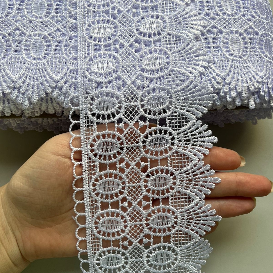 Renda Guipir YL-202 Branco 95mm Com 13,70 Metros Mantovani - Artec ...