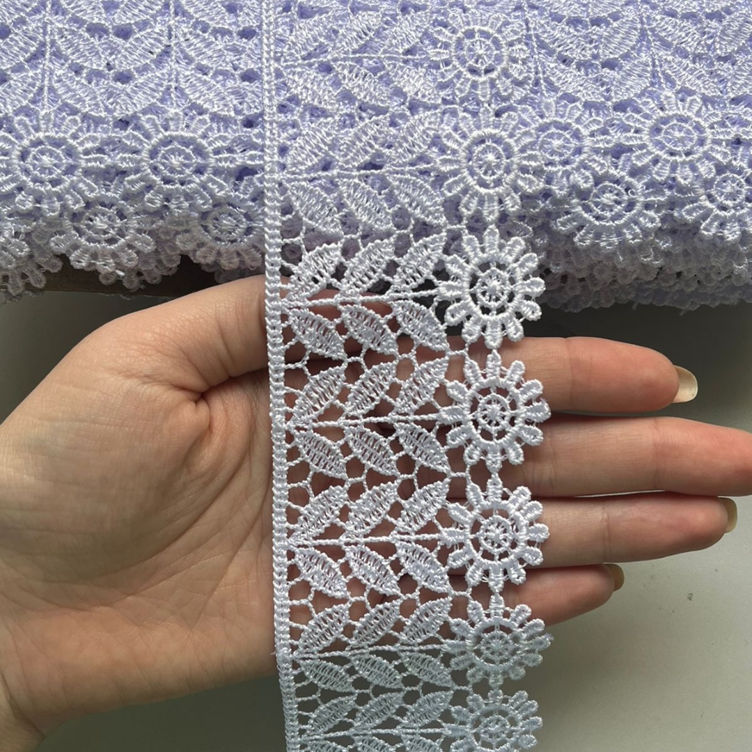 Renda Guipir YL-230 Branco 62mm Com 13,70 Metros Mantovani - Artec ...