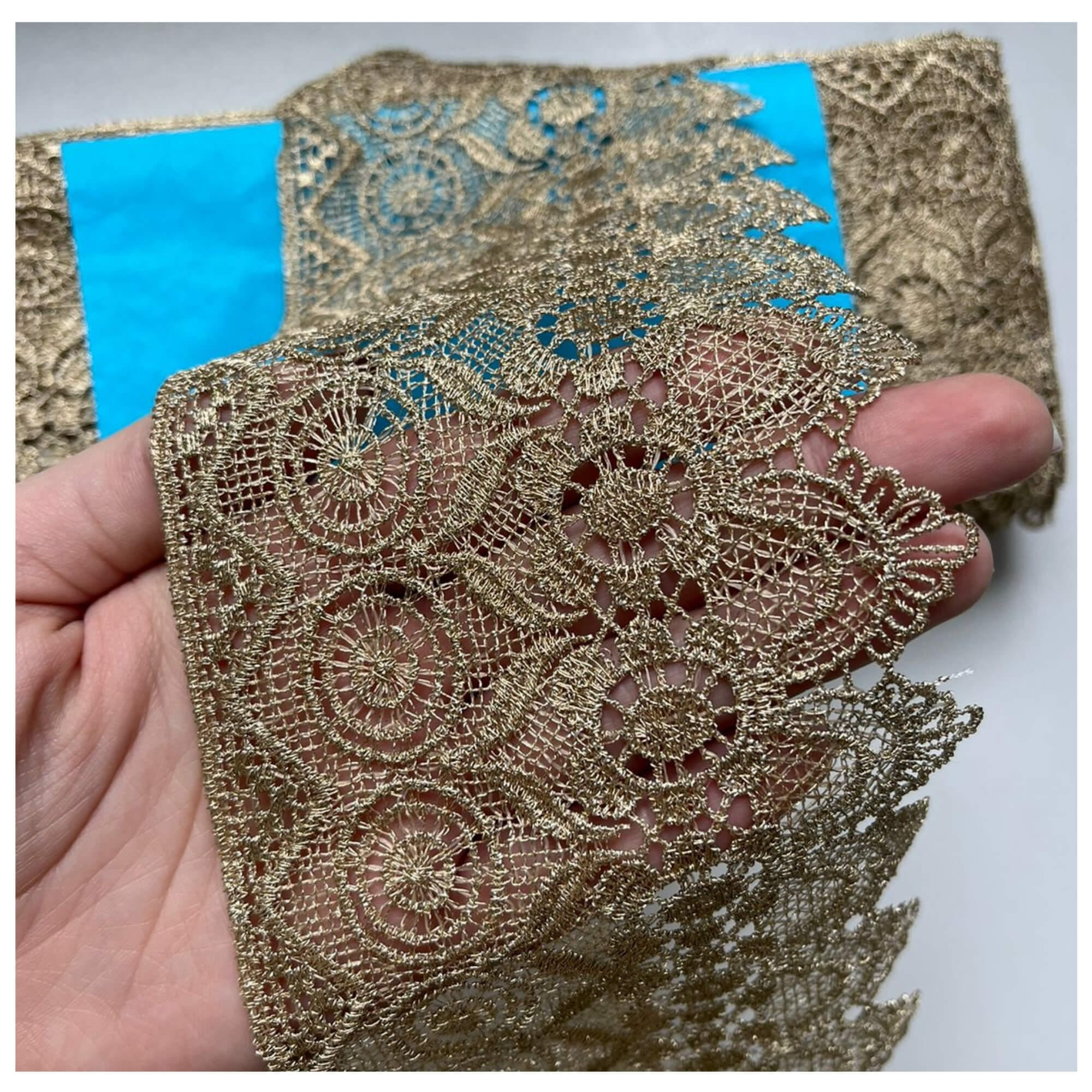 Renda Guipir CHL 582 Ouro Velho 100mm Com 13.70 Metros NYBC - Artec ...