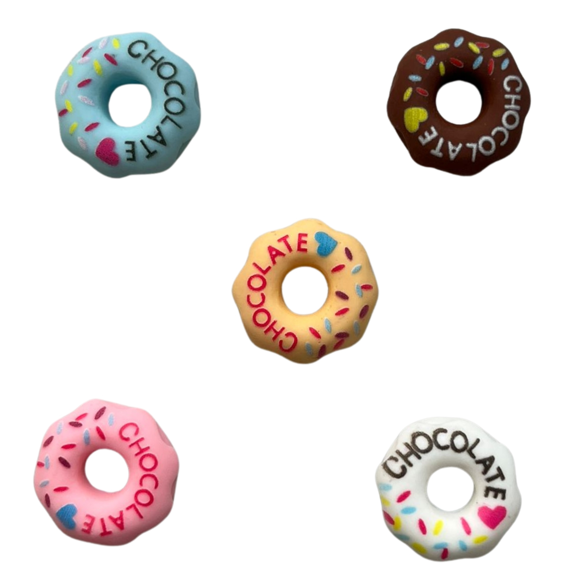 Aplique de Resina AR-39 Rosca chocolate 30mm Com 10 Unidades Newz ...