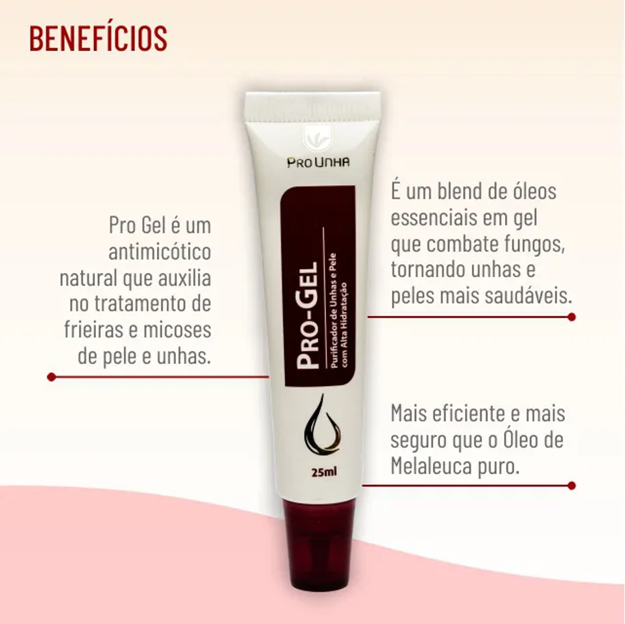 Gel para unha progel pro gel micose - Cirúrgica Doutor MED