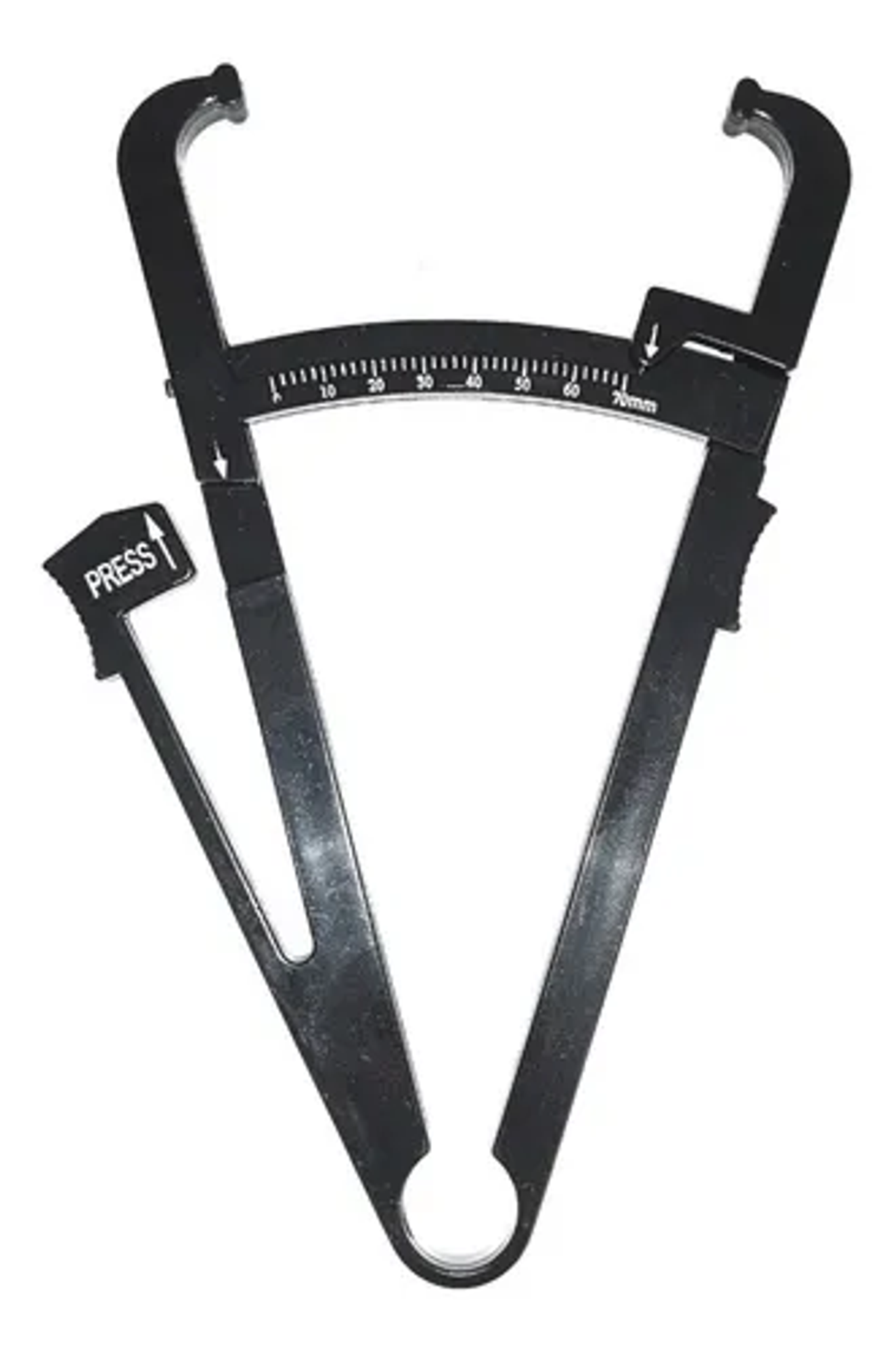 Adipômetro Analógico Medidor de Gordura Corporal 70mm Supermedy ...