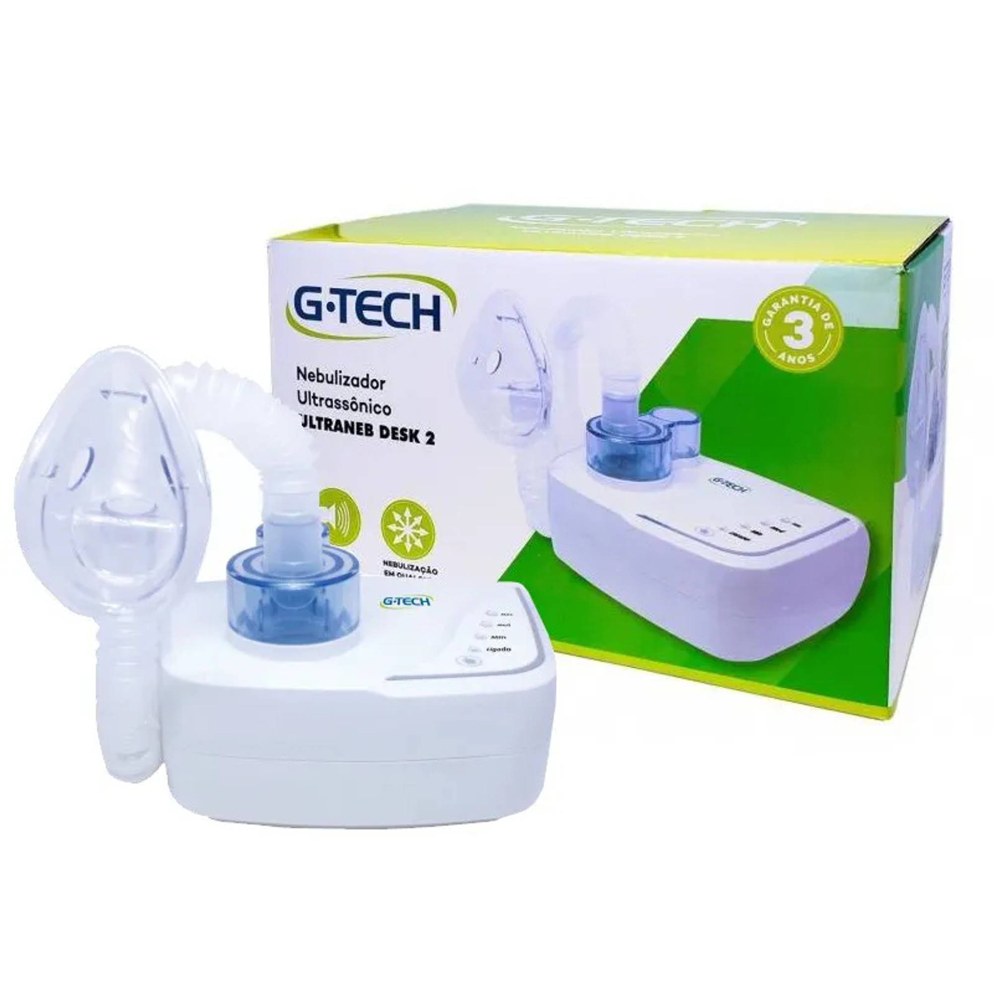 Inalador E Nebulizador Ultrassônico Ultraneb Desk 2 G-tech - Cirúrgica Doutor MED