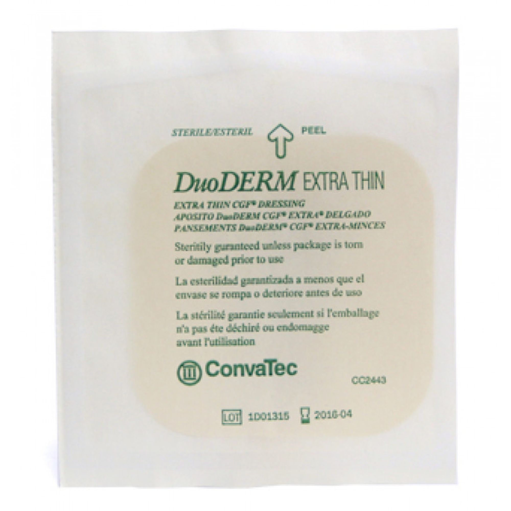 Curativo de Hidrocolóide Placa Duoderm Extra Fino 10x10cm Convatec ...