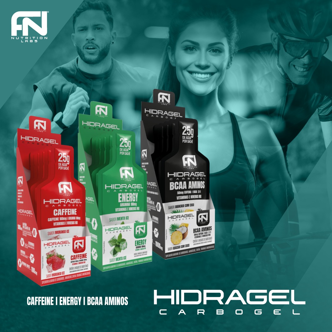 Gel de Carboidrato Hidragel Bcaa Aminos - Box 5 Unidades - Force ...