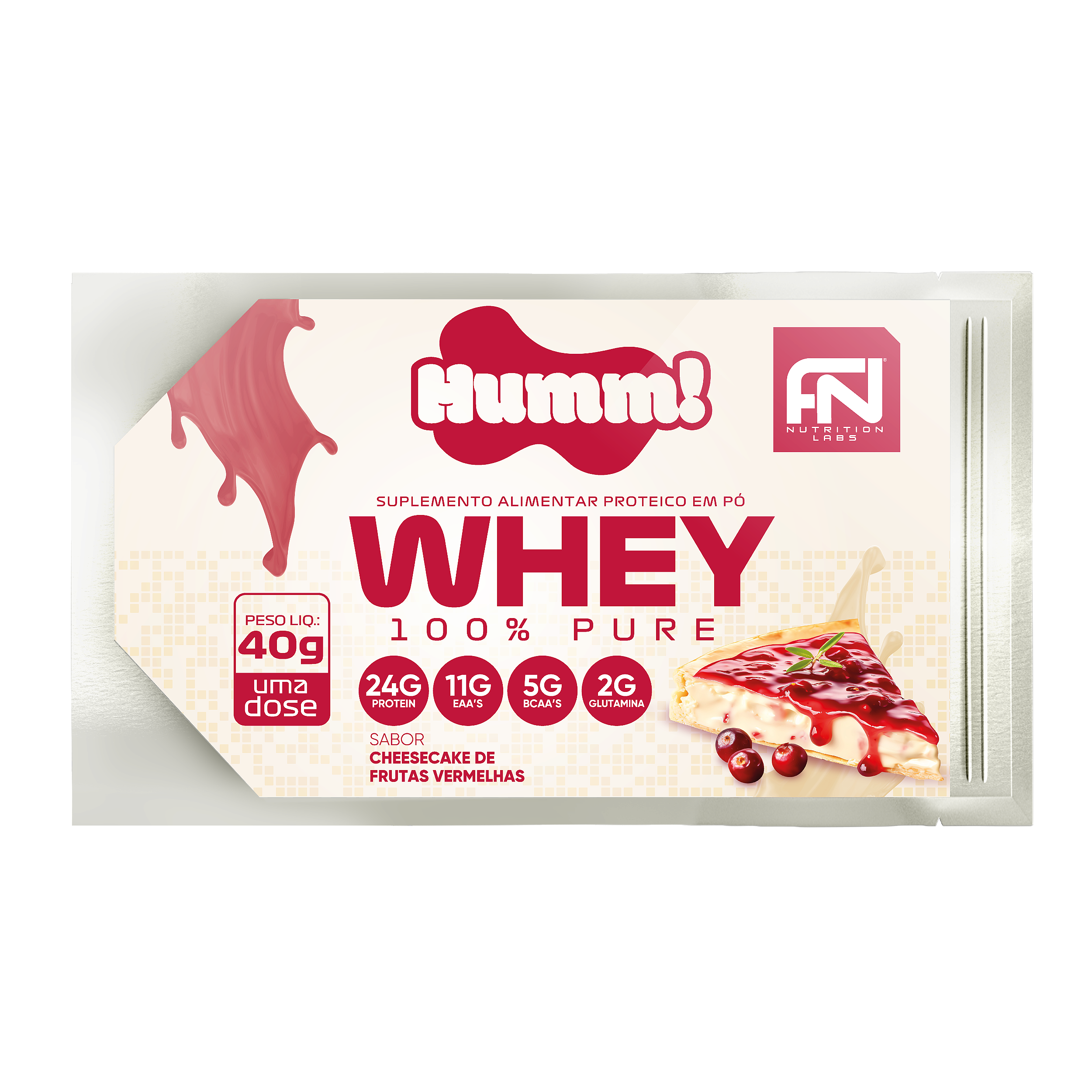 Whey Protein Sache 100% Pure Humm 24g Proteínas monodose - Force ...