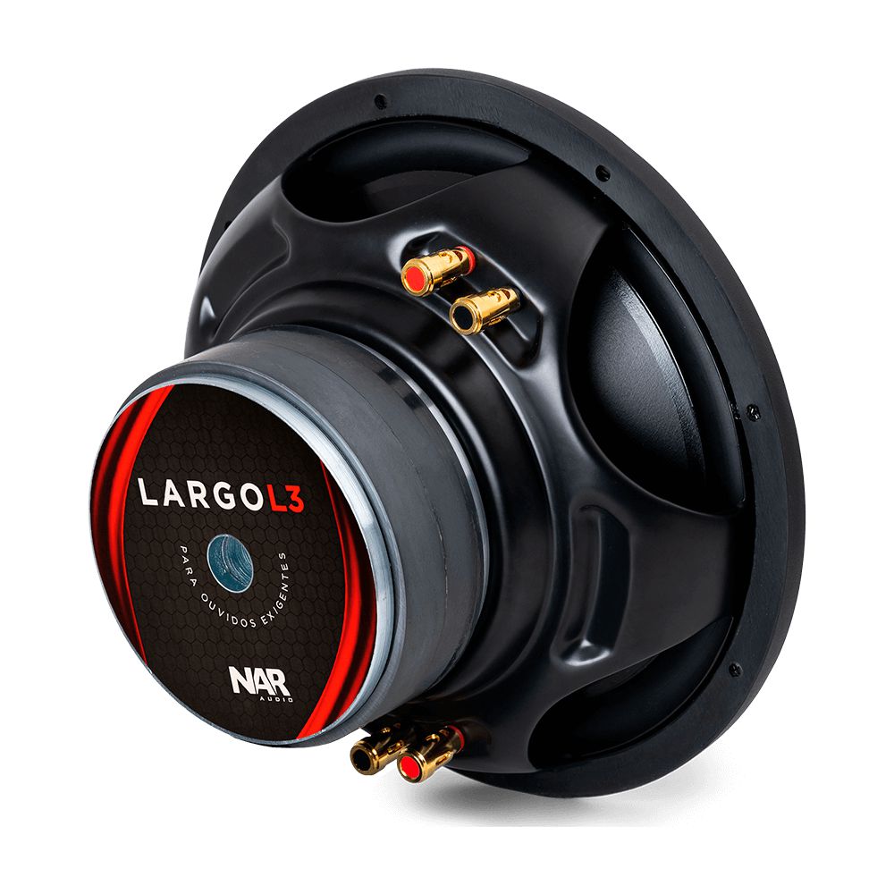 Alto Falante Sub Woofer Nar Largo L3 10 Pol 400wrms 2+2 Ohms - Aleta Online
