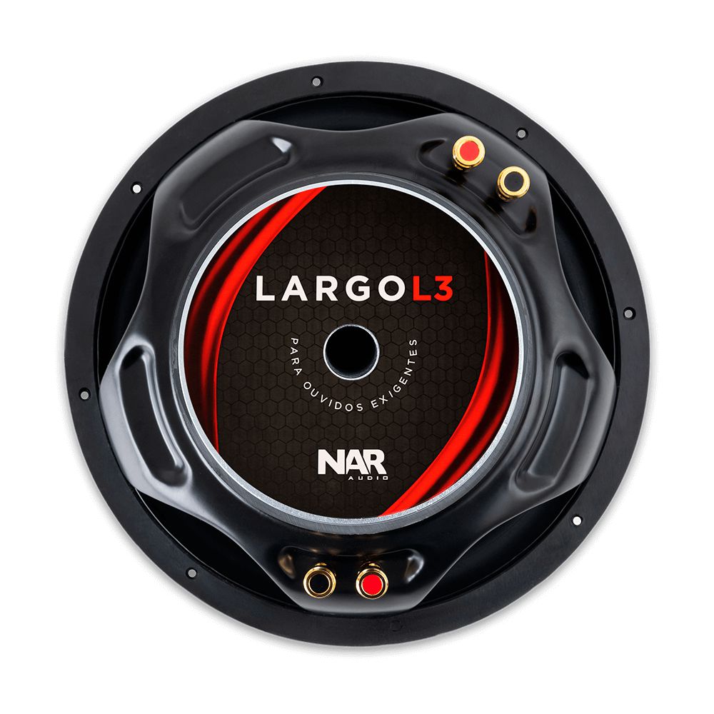 Alto Falante Sub Woofer Nar Largo L3 10 Pol 400wrms 2+2 Ohms - Aleta Online