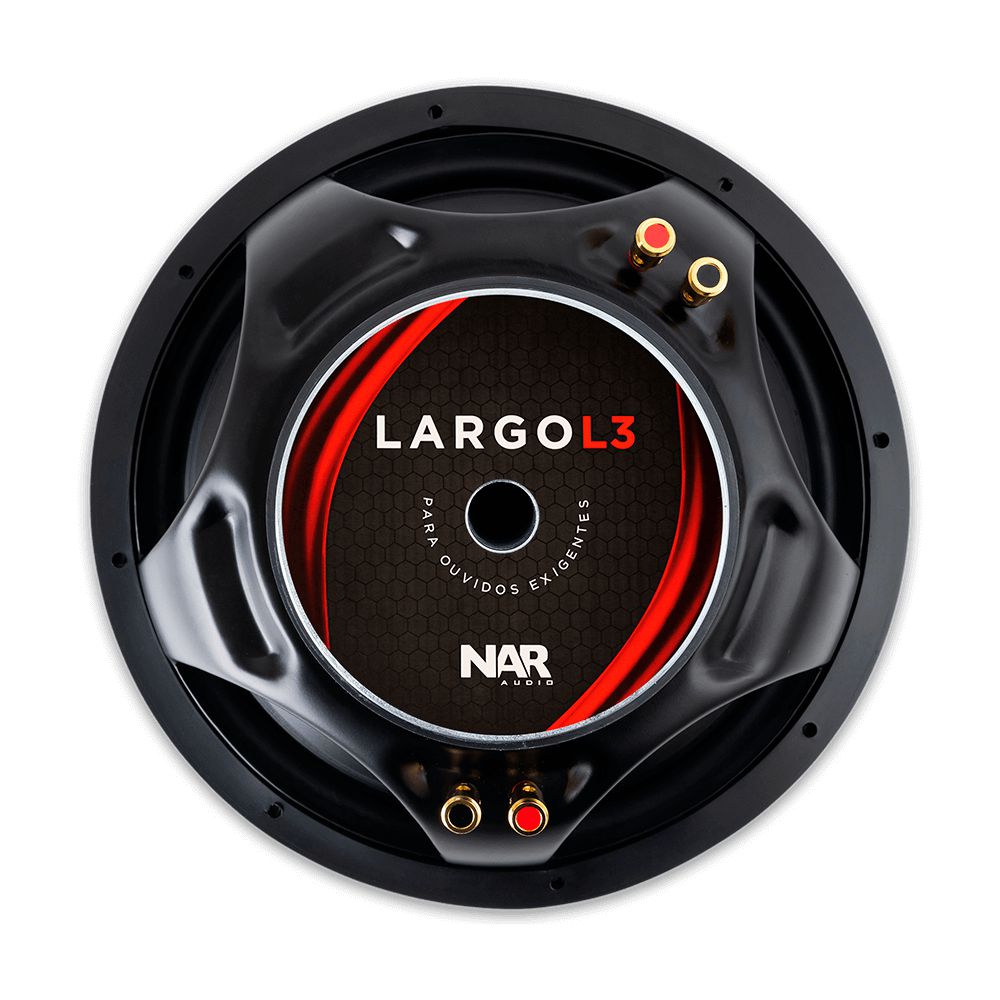 Alto Falante Sub Woofer Nar Largo L3 12 Pol 400wrms 2+2 Ohms - Aleta Online