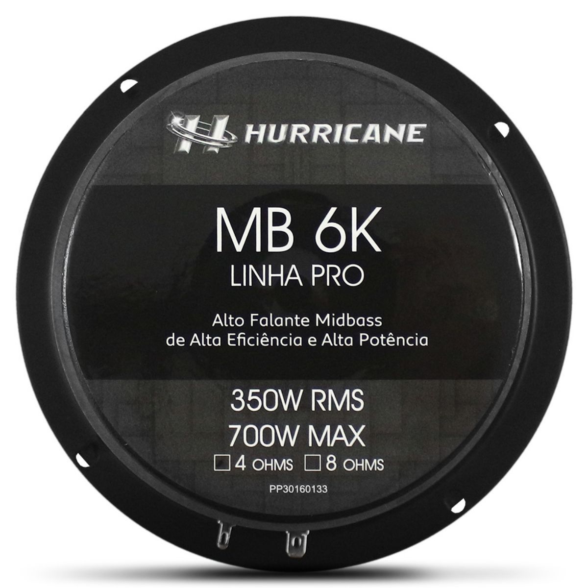Par Woofer Medio Grave 6 Polegada 700w Pro Mb6k Hurricane 4o - Aleta Online