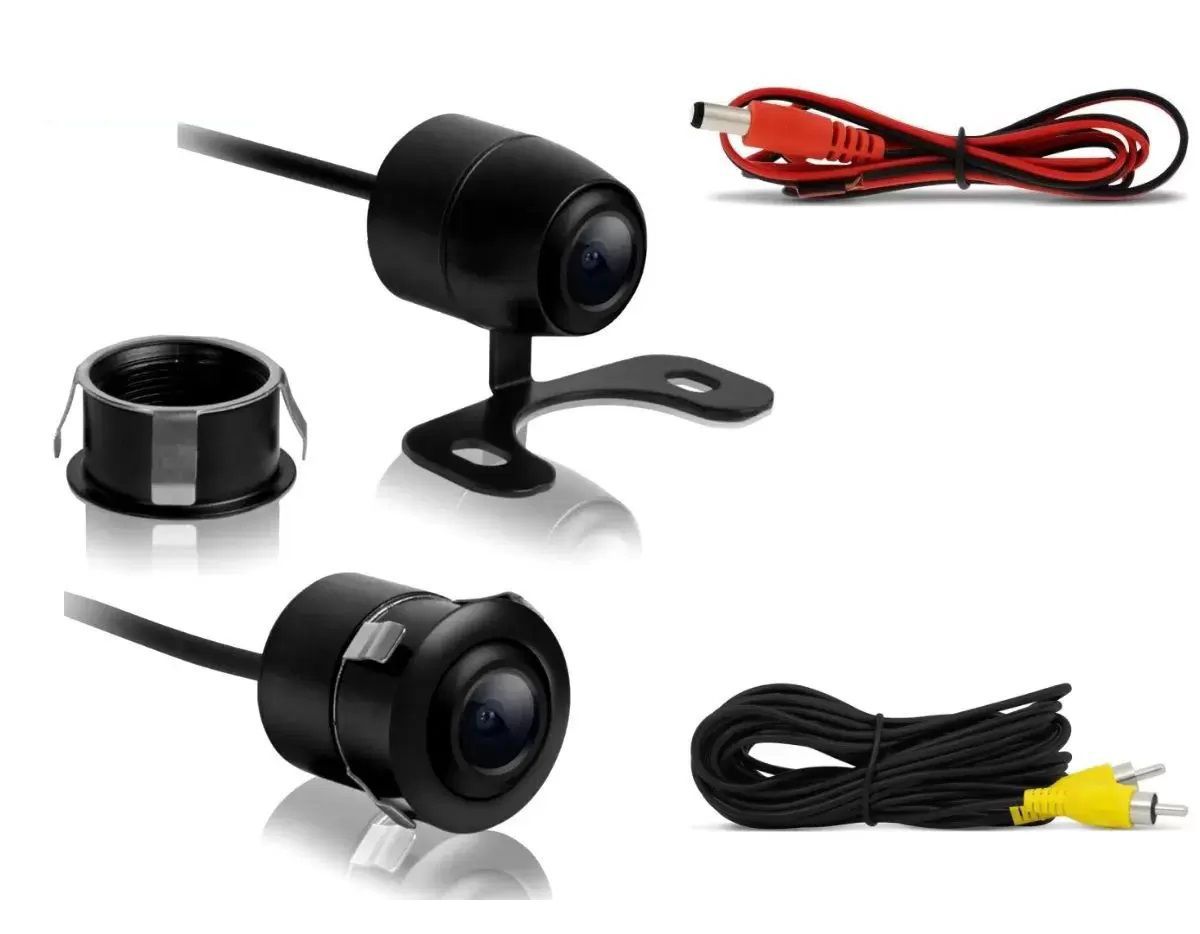 Câmera de Ré Estacionamento 2 em 1 com Linhas Dinâmicas - Aleta Online