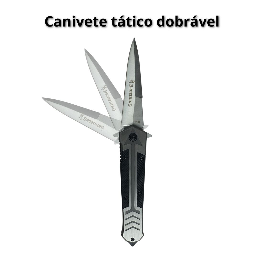 Canivete Faca Tático Dobrável + Abertura Rápida Profissional - America ...
