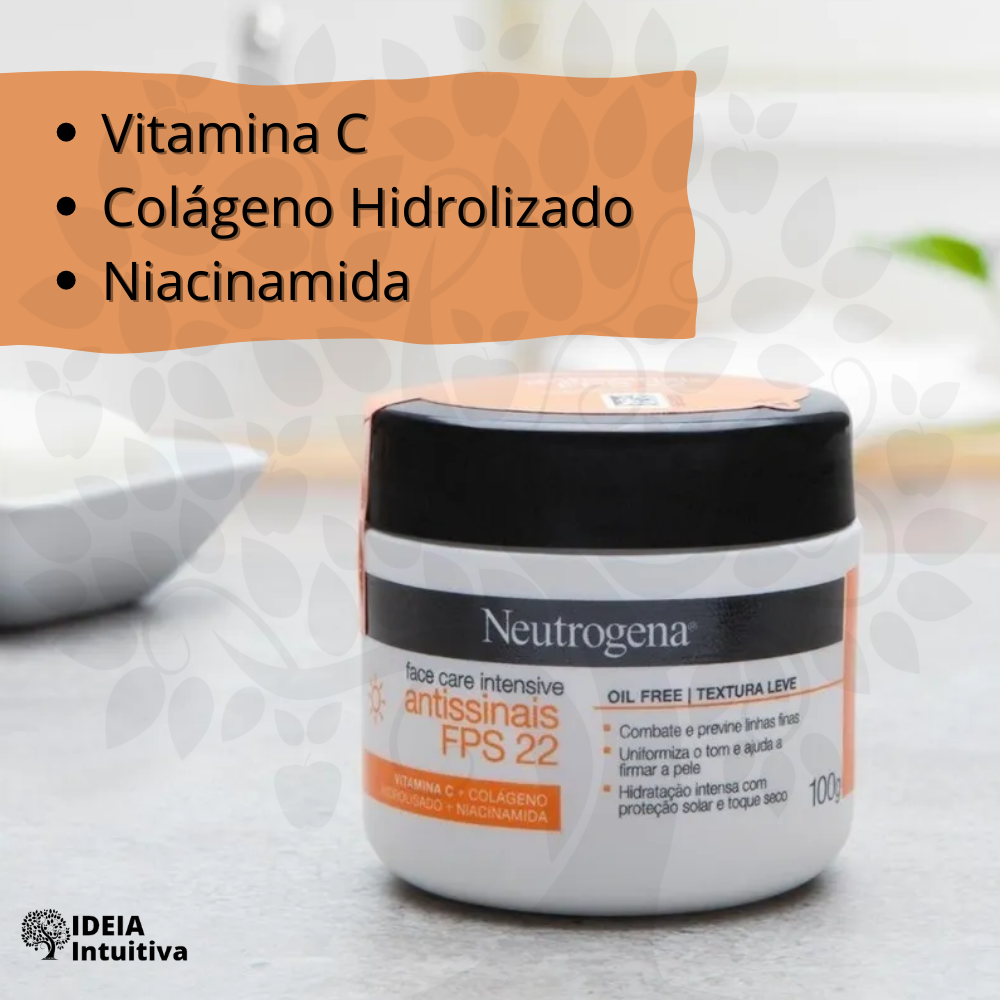 Hidratante Neutrogena Hydro Boost Antissinais Reparador FPS Vit C Mate ...